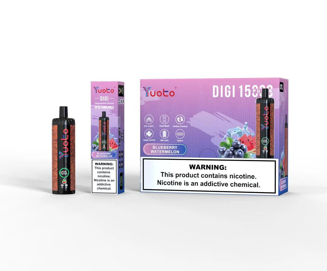 Yuoto DIGI 15000 Puffs Disposable Vape in dubai – Vaping Community uae